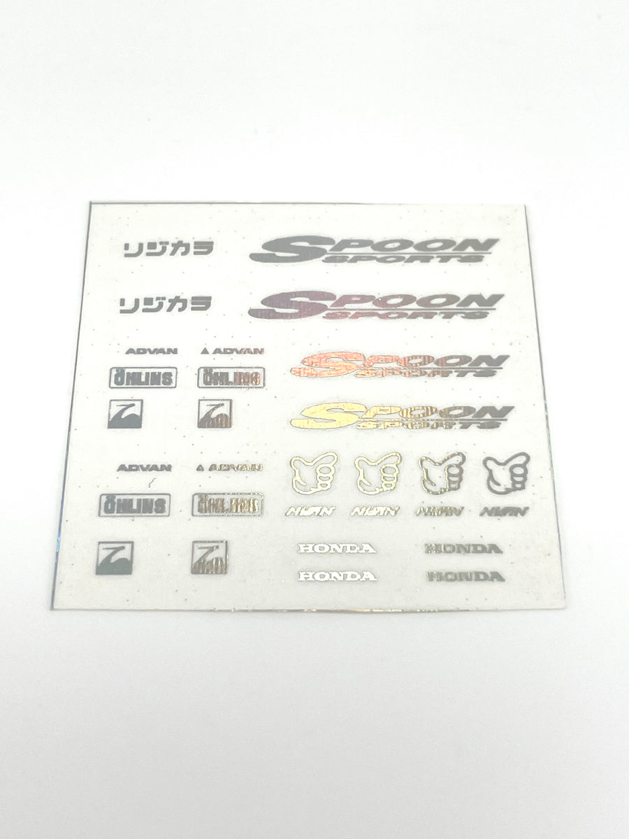 Spoon Honda - Chrome Hologram - JDM - Waterslide Decals – 164 Lifestyle