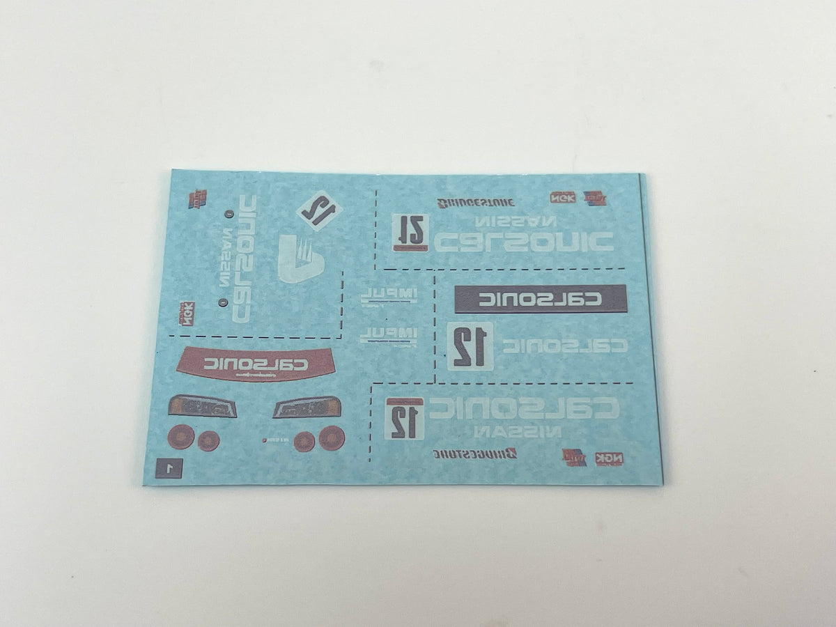 Nissan Calsonic GTR R34 - JDM - Waterslide Decals – 164 Lifestyle