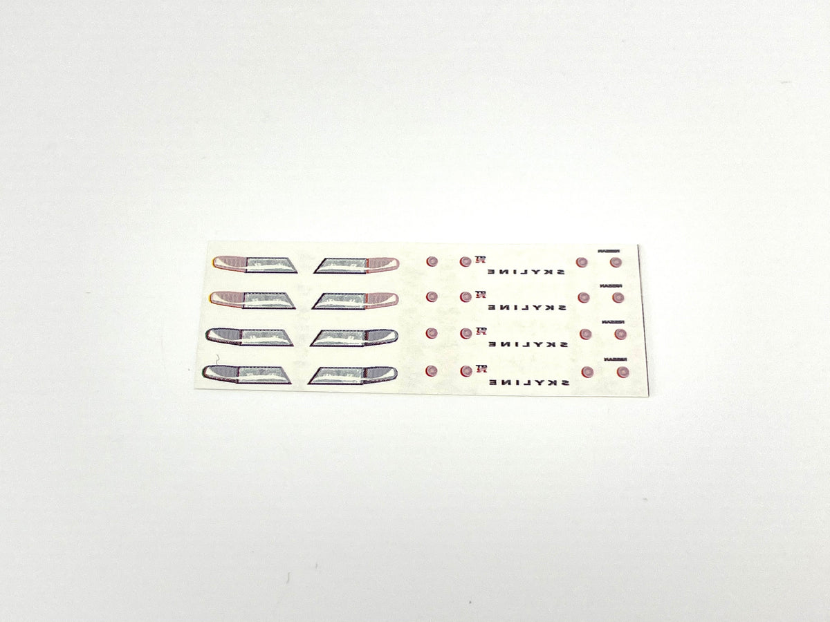 Nissan Skyline GTR R32 Headlights / Taillights Kit - JDM - Waterslide ...